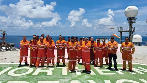Teamwork onboard the Northern Endeavour